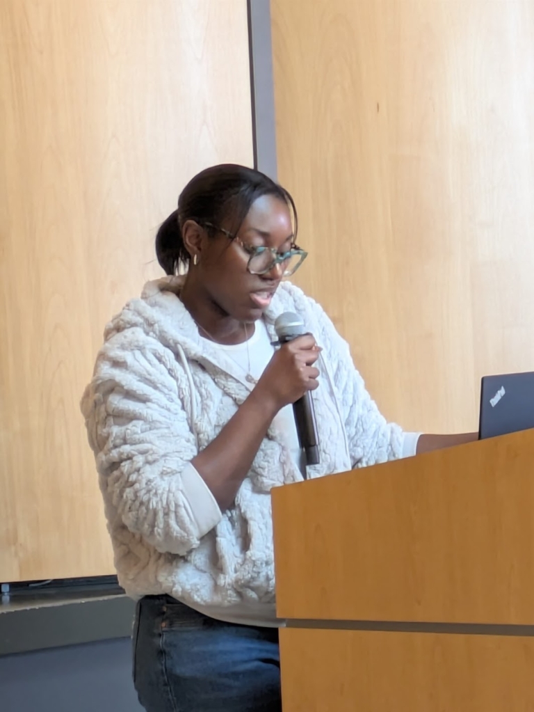 April 2026: visiting poet Jennifer Espinoza and student poets ...