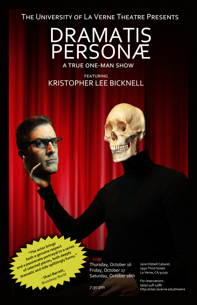 Dramatis Personae | Past Performances | University of La Verne